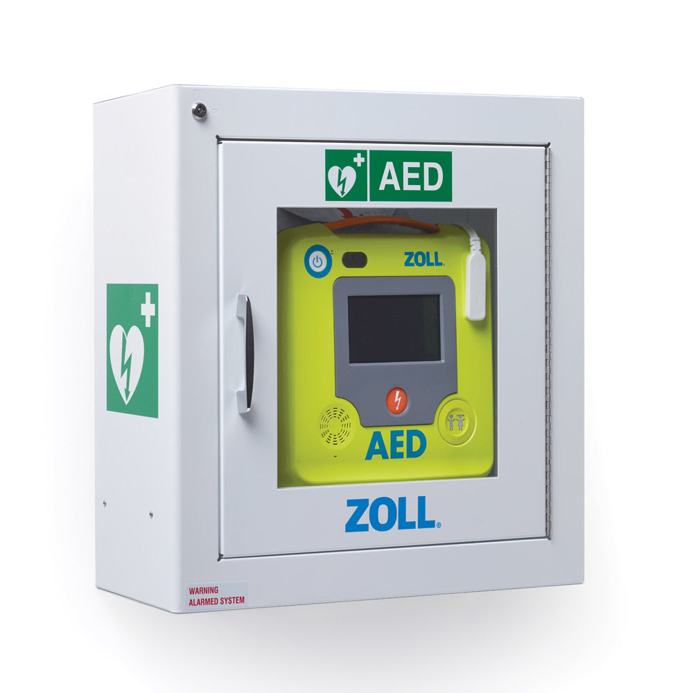 Wall Cabinet with Alarm - ZOLL AED – New Zealand Red Cross First Aid ...