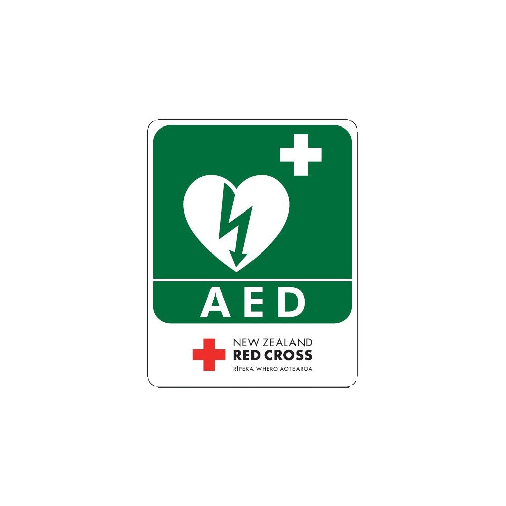 AED Sticker 2 Pack | AED Location Decals – New Zealand Red Cross First ...